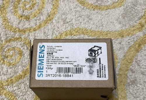 Контактор Siemens 3RT2016-1BB41