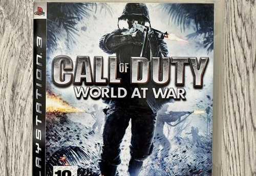 Игра Call of Duty World AT War ps3