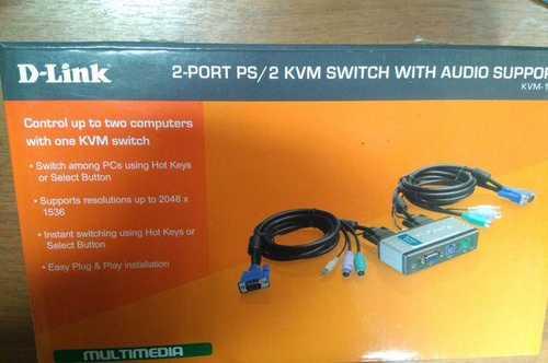 Квм переключатель D-Link KVM-121