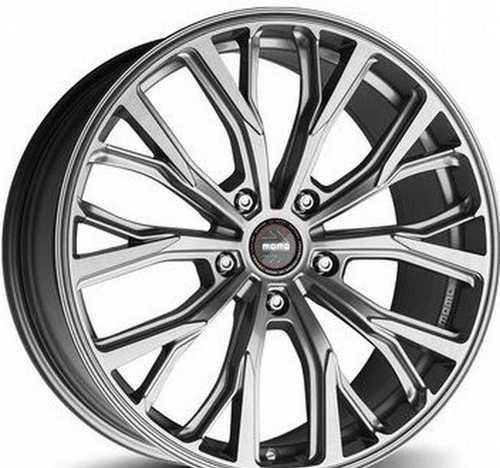 Momo RF-02 : 10x20 5*112 Et:25 Dia:66.6 Titan Silver Brushed