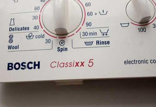 Плата управления стиральной машины bosch classicx5