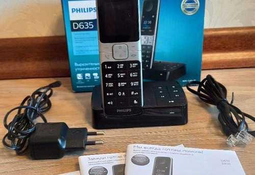 Телефон беспроводной Philips d635