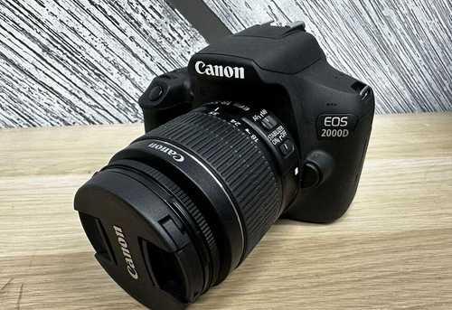 Зеркальный фотоаппарат Canon eos 2000d