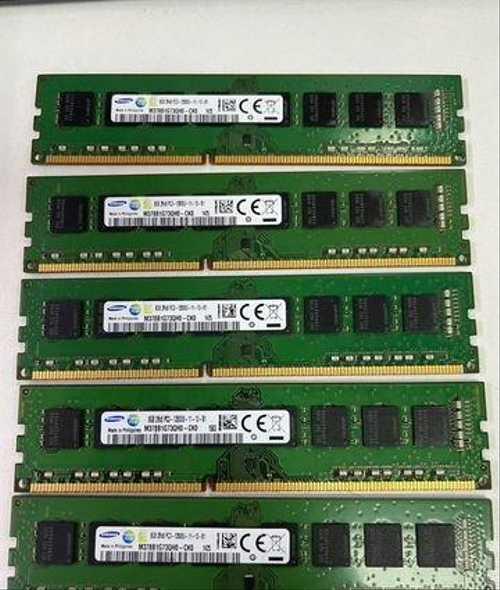Память бу DDR3 8 gb 12800 Samsung M378B1G73QH0