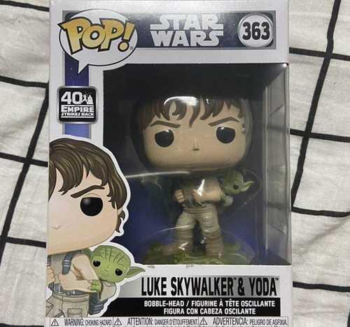 Funko pop star wars luke skywalker & yoda