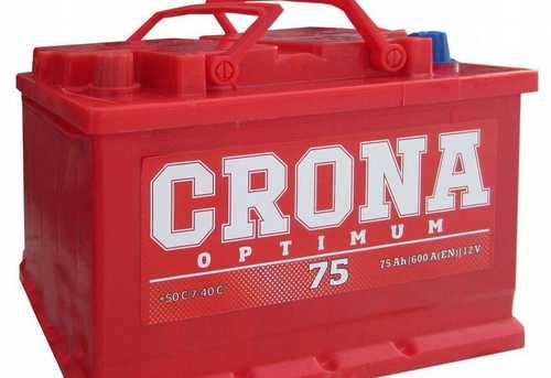 Аккумулятор Crona 75 Ah для Волги (доставка)