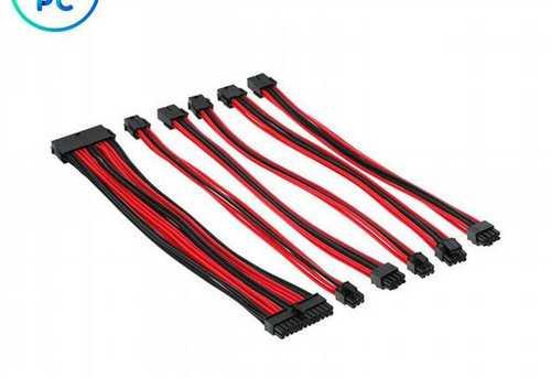 Комплект кабелей для бп ardor Gaming Power Set Red