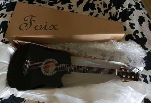 Новая акустическая гитара Foix(черный глянец)