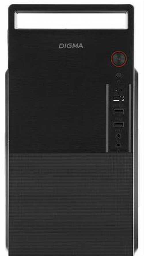 Корпус mATX Digma DC-matx101-U2, Mini-Tower, без б