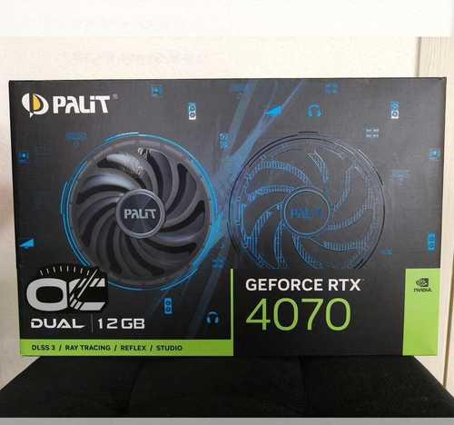 Видеокарта rtx 4070 новая запечатанная