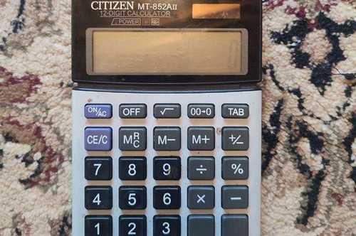 Калькулятор Citizen MT-852A
