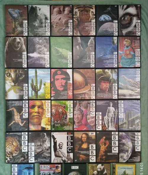 BBC DVD коллекция документальных фильмов