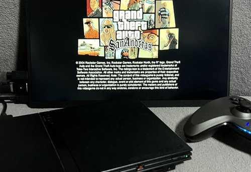 PlayStation 2 Slim 70008 (Чип Modbo) + Диски