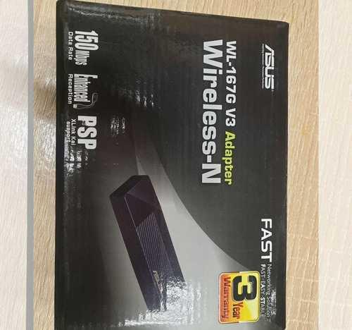 Wi fi адаптер USB, Asus WL-167G V3