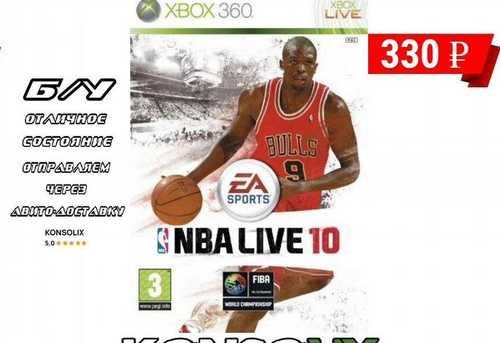 NBA Live 10 Английская версия Xbox 360 б/у