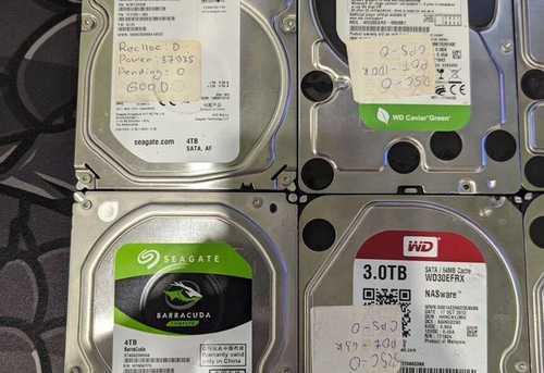 Жесткие диски 1, 1.5, 2, 3 4TB