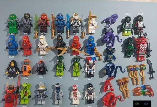 Lego ninjago минифигурки