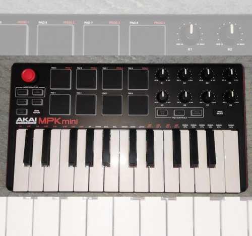 Продаю миди-клавиатуру Akai mpk mini