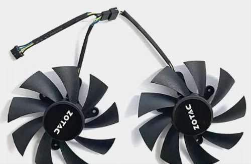 Новые кулера 2шт GA92A2H для zotac Gtx1660s