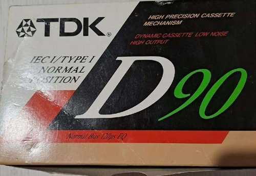 Аудиокассета tdk d 90