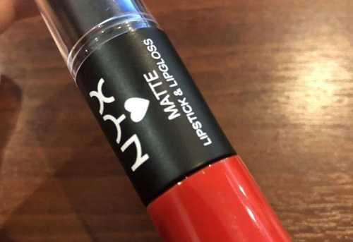 Помада Nyx Matte lipstick and lipgloss