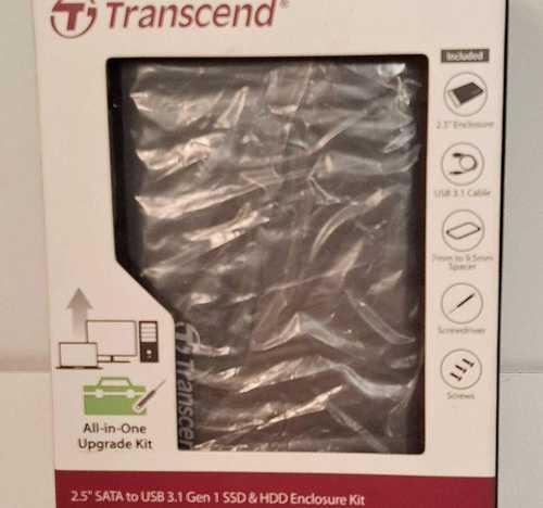 Внешний бокс Transcend StoreJet 25CK3 для 2,5” HDD