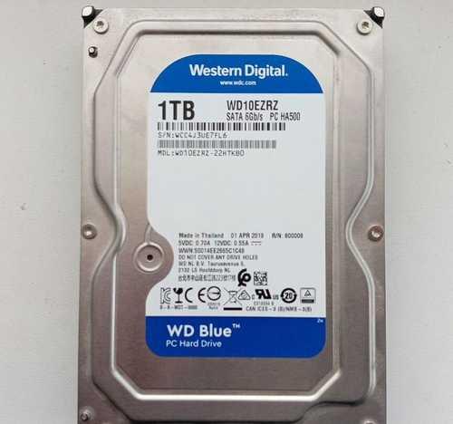 Жесткий диск WD Blue на 1tb 5400 об/мин