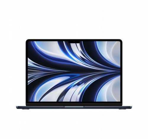 MacBook Air 13 M2 (2022) 8/256гб, черный (MLY33RU)