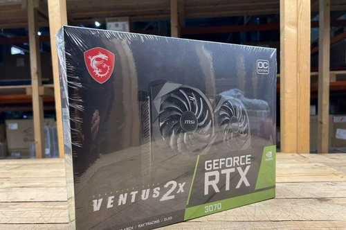 Видеокарта MSI RTX 3070 ventus 2X OC 8G, новые