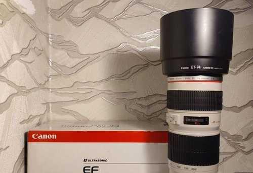 Объектив Canon EF 70-200mm f/4 L USM