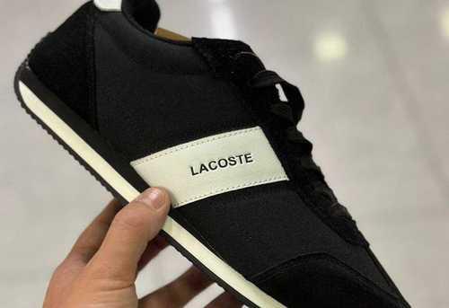 Кроссовки Lacoste черные и серые