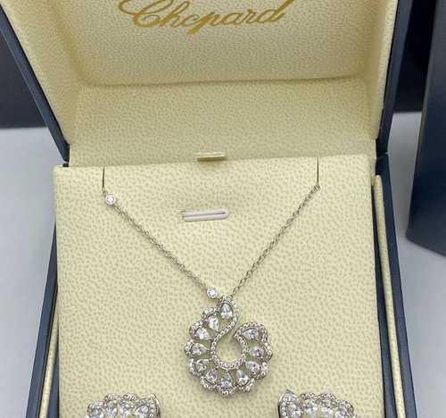 Колье   серьги Золото Бриллианты Chopard