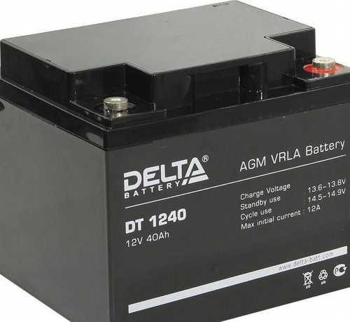 Аккумулятор delta DT1240