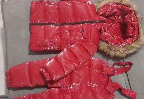 Зимний костюм для девочки moncler 98
