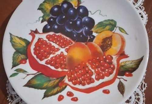 Тарелка с фруктами на стену