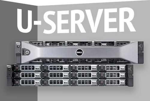 Сервер Dell R720XD 12LFF 2*2667v2 128Gb H710 2*750