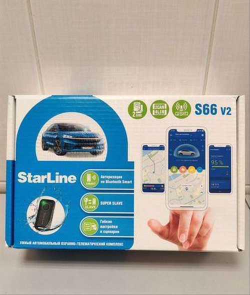 Сигнализация Starline s66 BT GSM 2CAN+4LIN