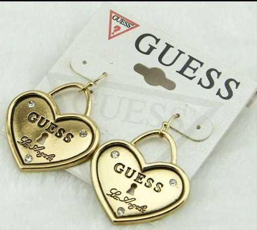 Серьги Guess новые