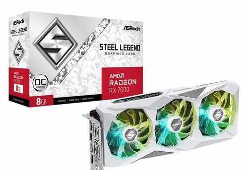 Видеокарта ASRock Radeon RX 7600 Steel Legend 8G O