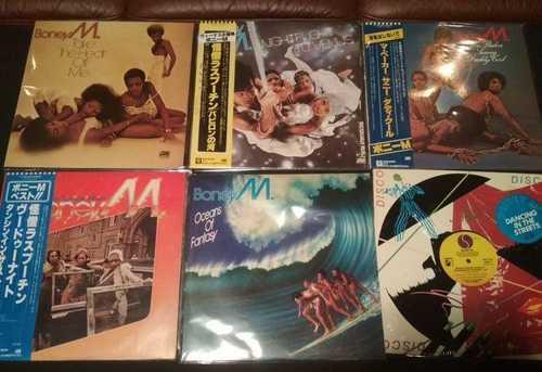 Винил LP Boney M оригиналы Japan NM/EX OBI