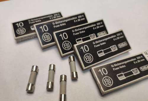 Предохранители керамические Siba 1A, 2A, 6,3A