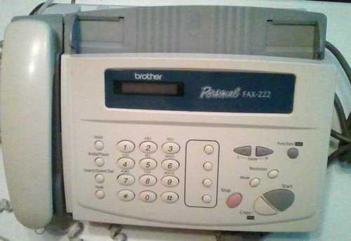 Телефон-факс "Brother Personal Fax-222"