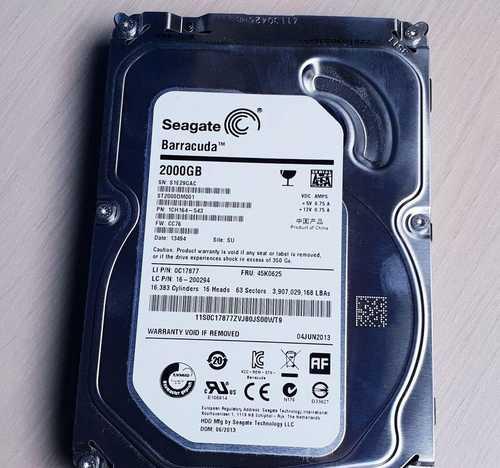 Жесткий диск Seagate Barracuda 2Tb