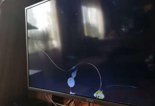 Телевизор на запчасти kivi