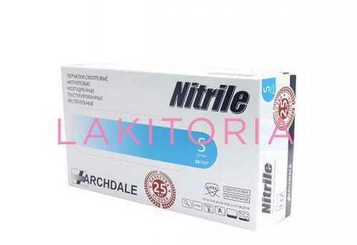 Перчатки nitrile 100 шт blue S