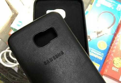 Задняя накладка Leather Case Samsung Galaxy s6
