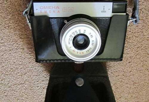 Фотоаппарат Ломо Смена 8 М времён СССР с футляром