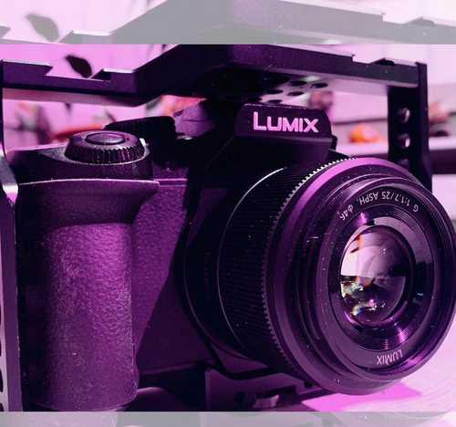 Panasonic lumix g80   адаптер на Canon   клетка