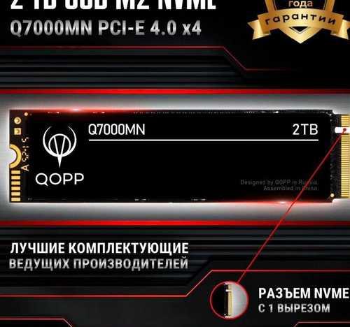 Новые SSD диски qopp 2 TB