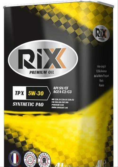 Синтетическое масло rixx 5W-30 SN/CF acea C2/C3